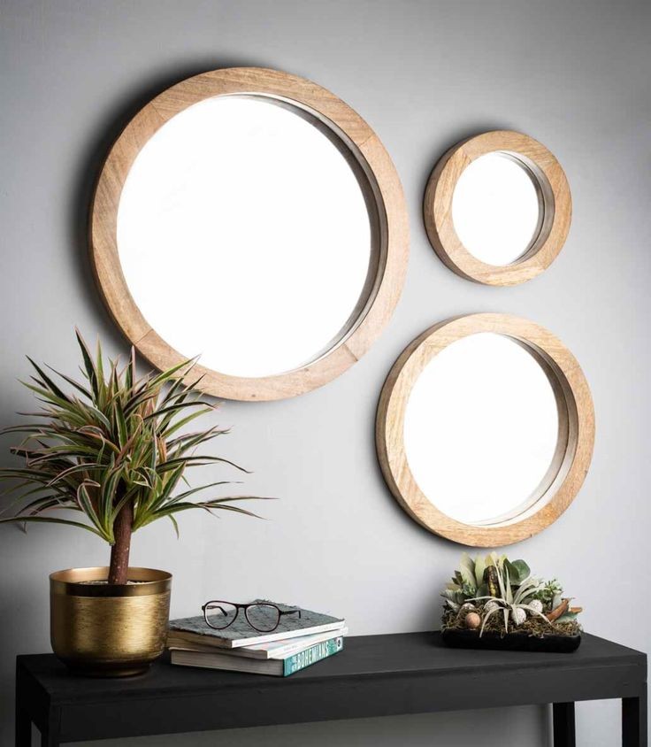 Tango mirrors set of 3 – Blackoakfurniture.com